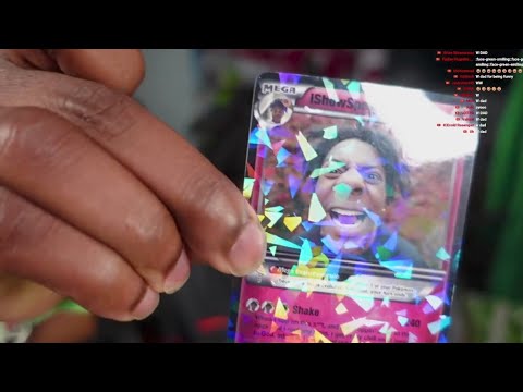 Ishowspeed pulls his own card - YouTube