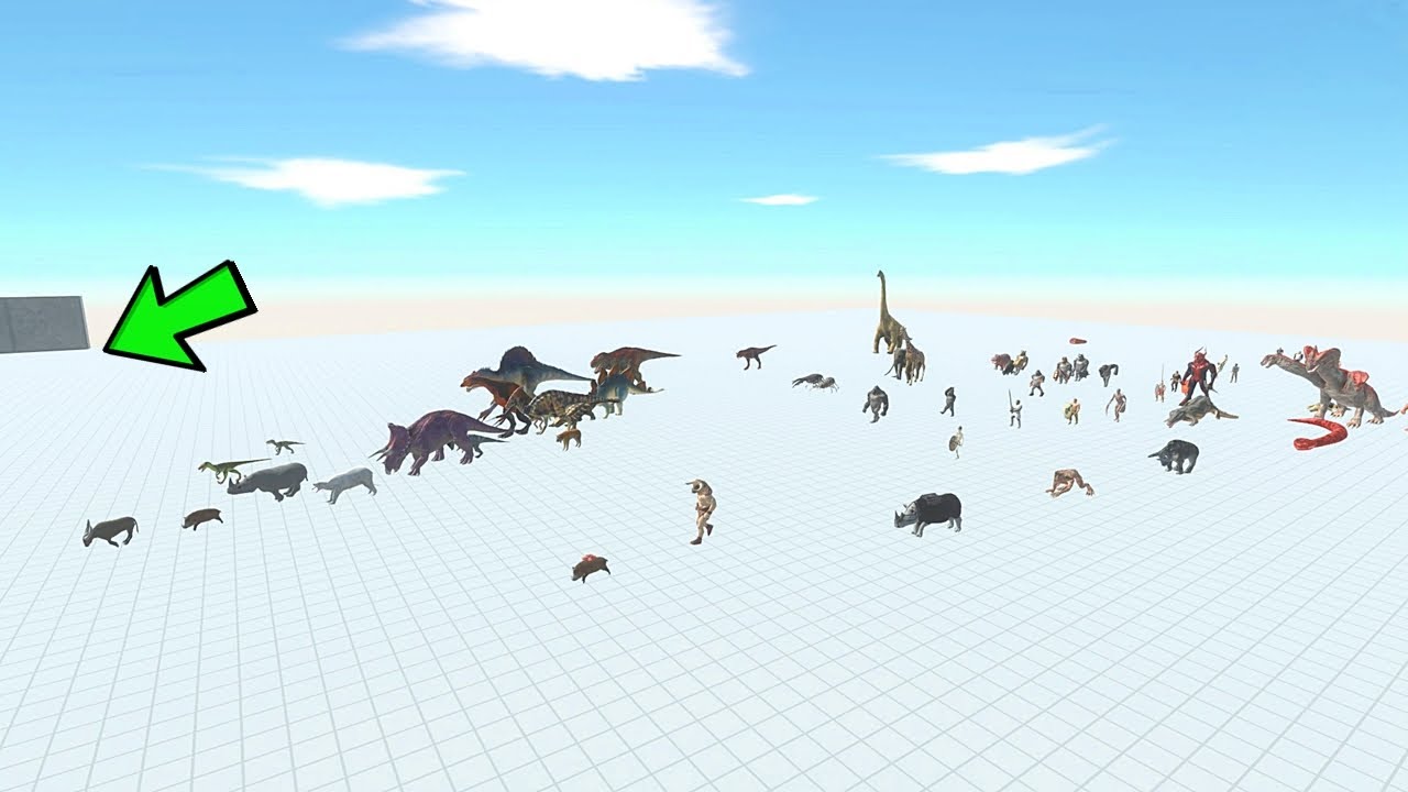All Units Race - Animal Revolt Battle Simulator (ARBS) - YouTube