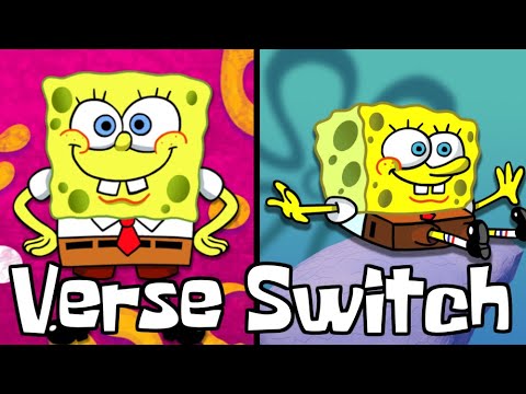 SpongeBob Theme Song Remake but EVERY VERSE SWITCHES between Normal and ...