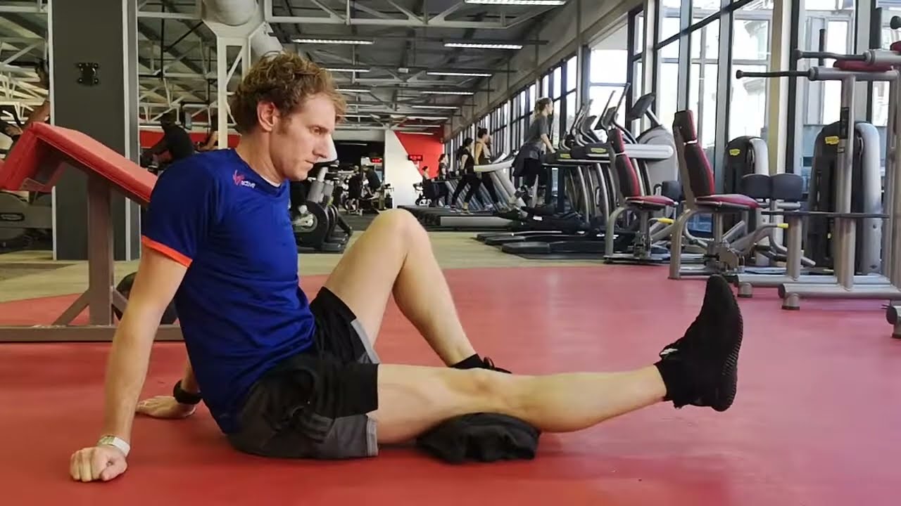 Seated terminal knee extensions - YouTube
