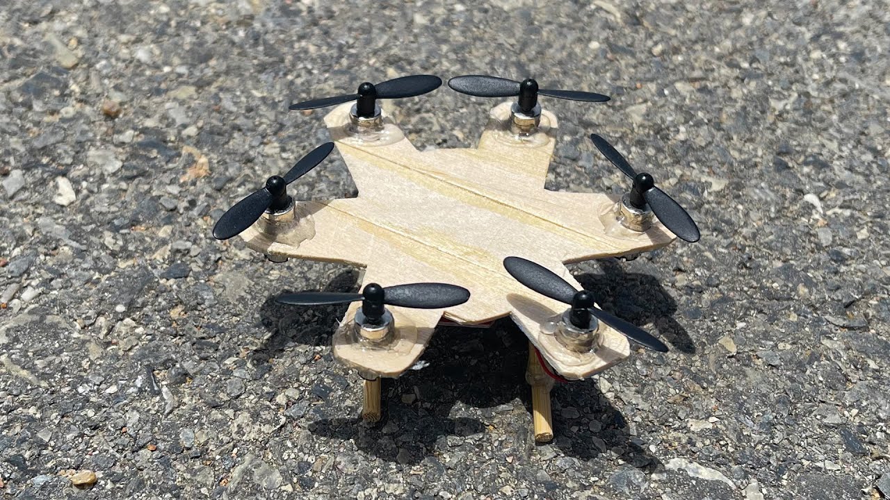 Build a Mini Drone From Popsicle Stick | Ice Cream Stick Simple DIY ...