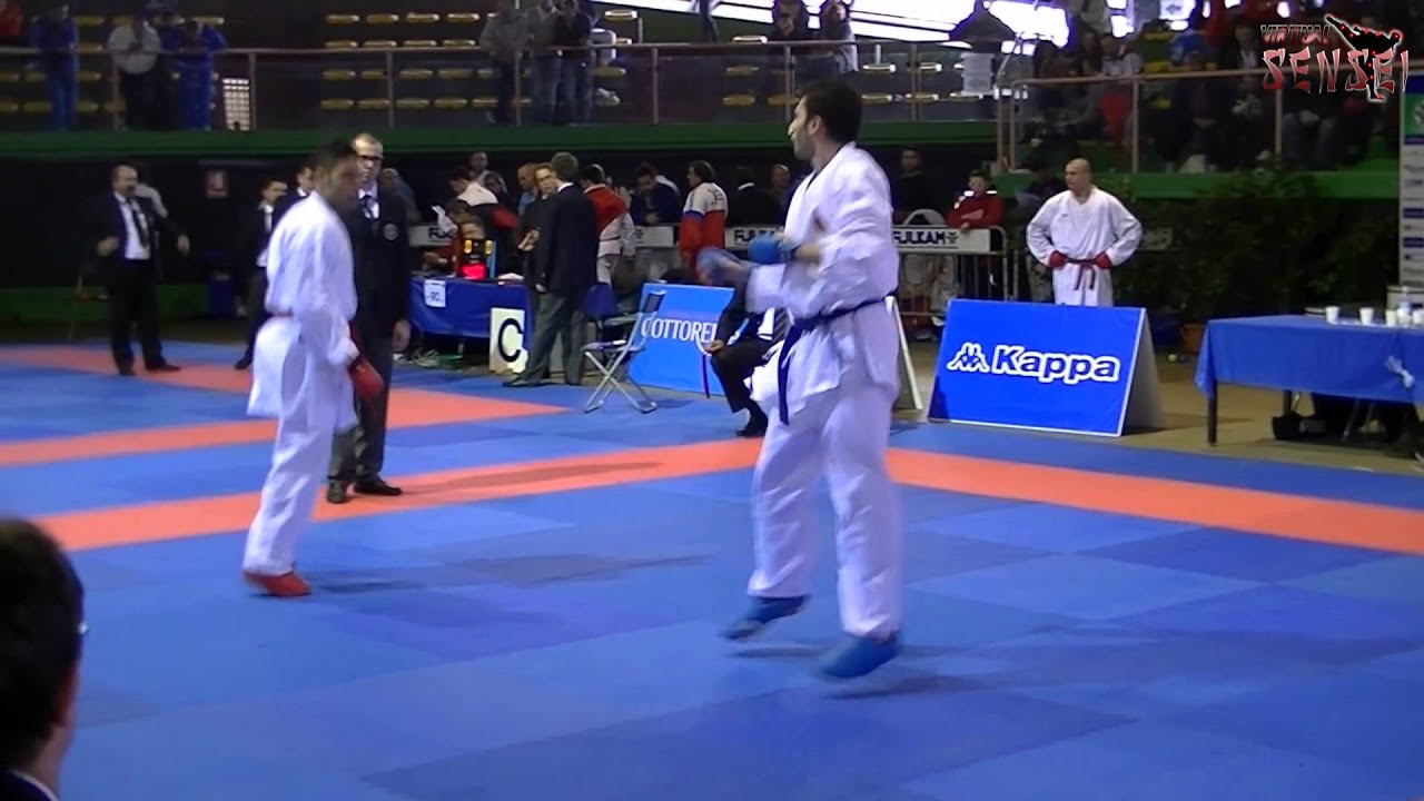 Luigi Busà vs Andrea Penna - 76 kg - Campionati Italiani Kumite Ostia ...