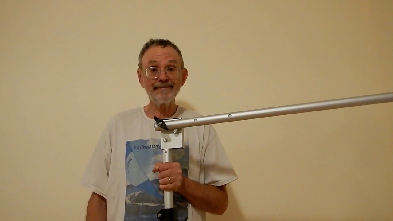 Clamp on Rudder by SailboatsToGo - Assembly and Use - YouTube
