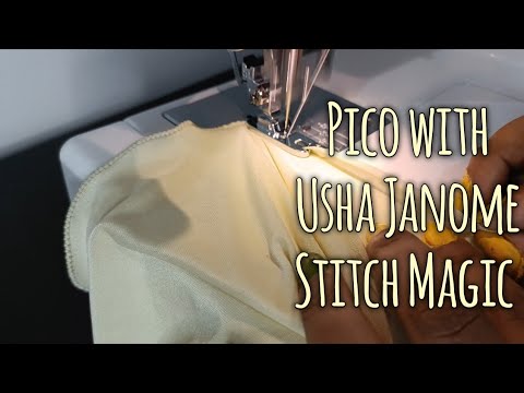 Peco with Usha Janome Stitch Magic - YouTube