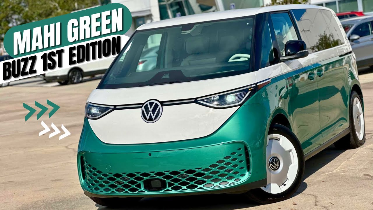 2025 VW ID.Buzz 1st Edition In Mahi Green Brings The Fun Electric Vibes ...