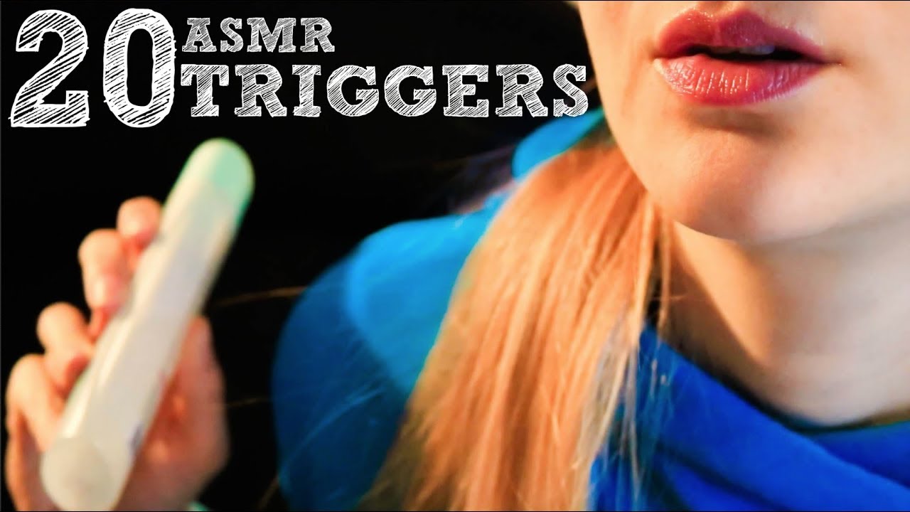 THE 20 TRIGGERS ASMR TAG - YouTube