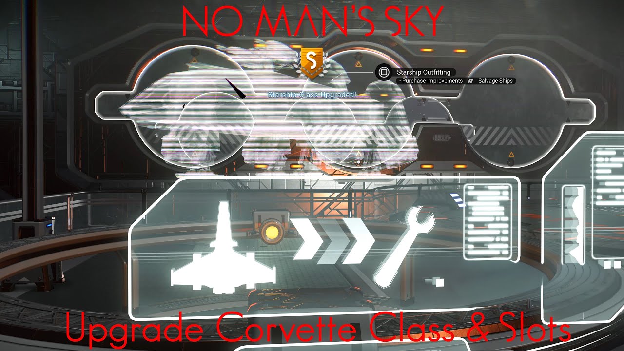 NMS | Corvette & Starship: Upgrade Ship Class & Tech Storage Slots # ...