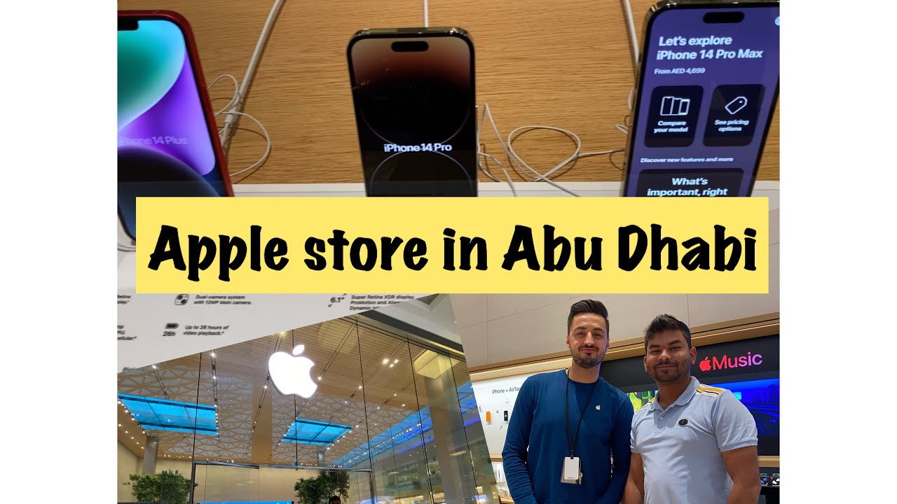 Apple store in Yas Mall, Abu Dhabi, what happened with our IPhone 📱# ...