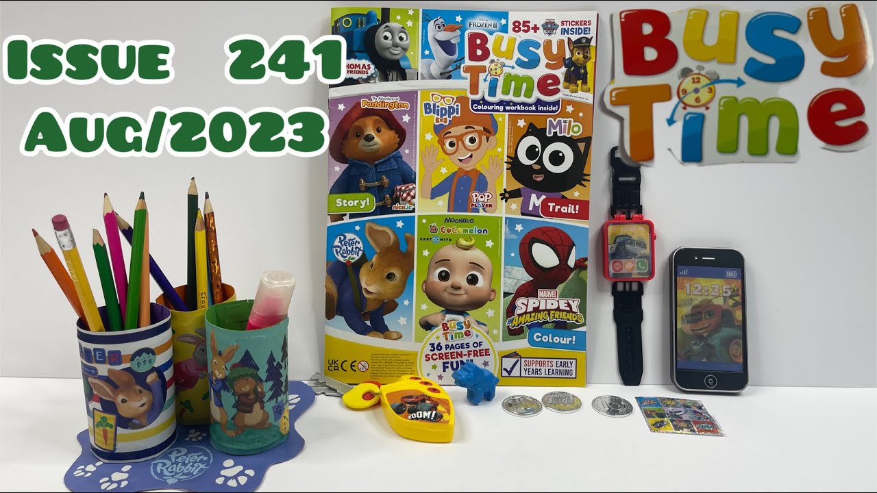 Busy time magazine, issue 241,Aug/2023, with Blaze and the monsters ...