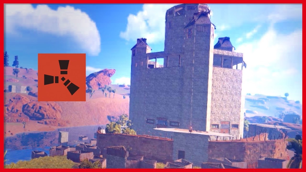 Rust Raids: INTERIOR ARMORED CASTLE - YouTube