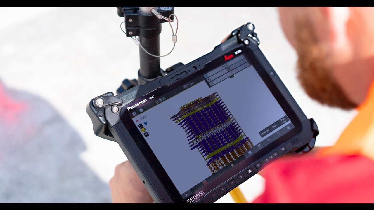 Leica iCON CC200 terepi tablet - YouTube