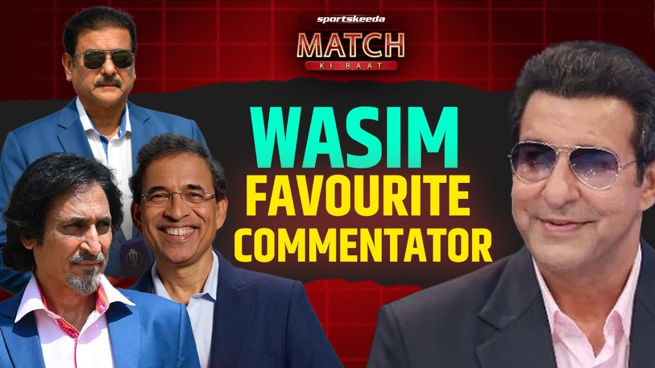 Best Cricket Commentators ft. Wasim Akram | Ravi Shastri, & Ramiz Raja ...