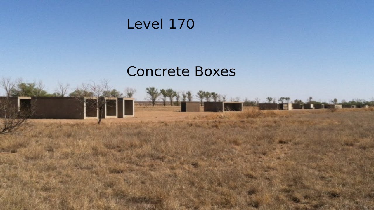 Level 170 of the Backrooms "Concrete Boxes" - YouTube