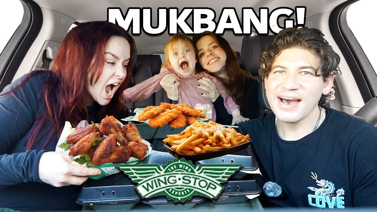 Wing Stop Mukbang!! We share our MOST embarrassing Stories!! - YouTube