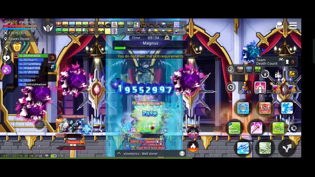 MapleStory M - Mercedes Magnus Boss - YouTube