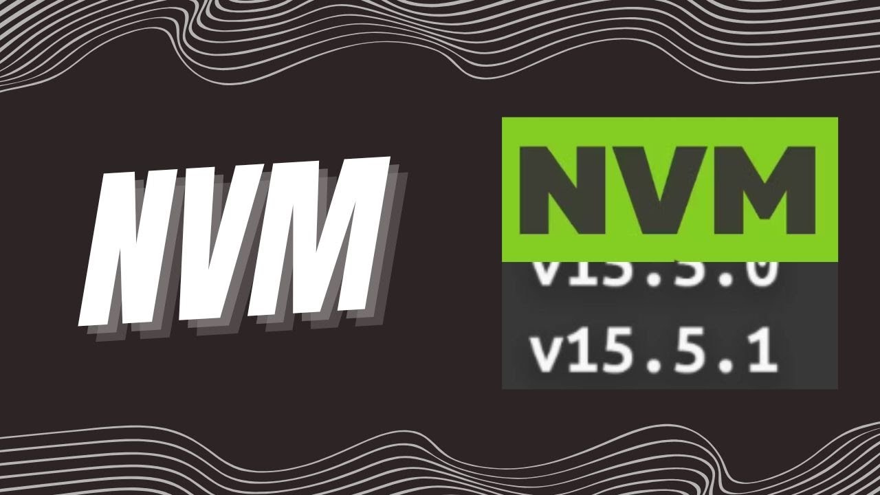 NVM | Manejador de versiones de Node.js - YouTube