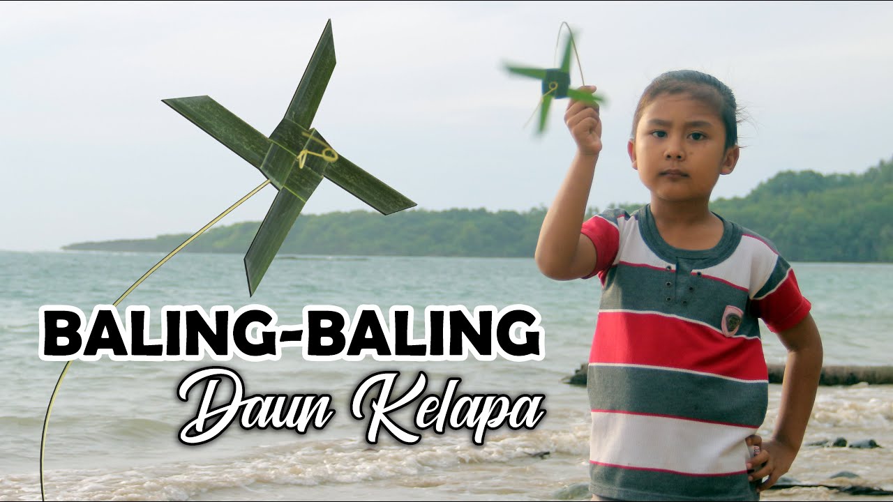 EASY & SIMPLE !!! MAKE A PROPELLER FROM COCONUT LEAVES II MEMBUAT ...