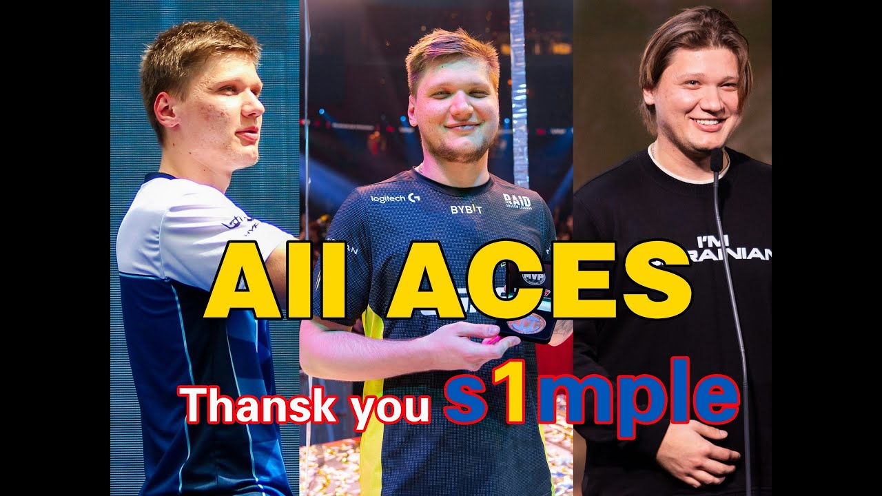 CS GOAT S1MPLE ALL ACES - YouTube