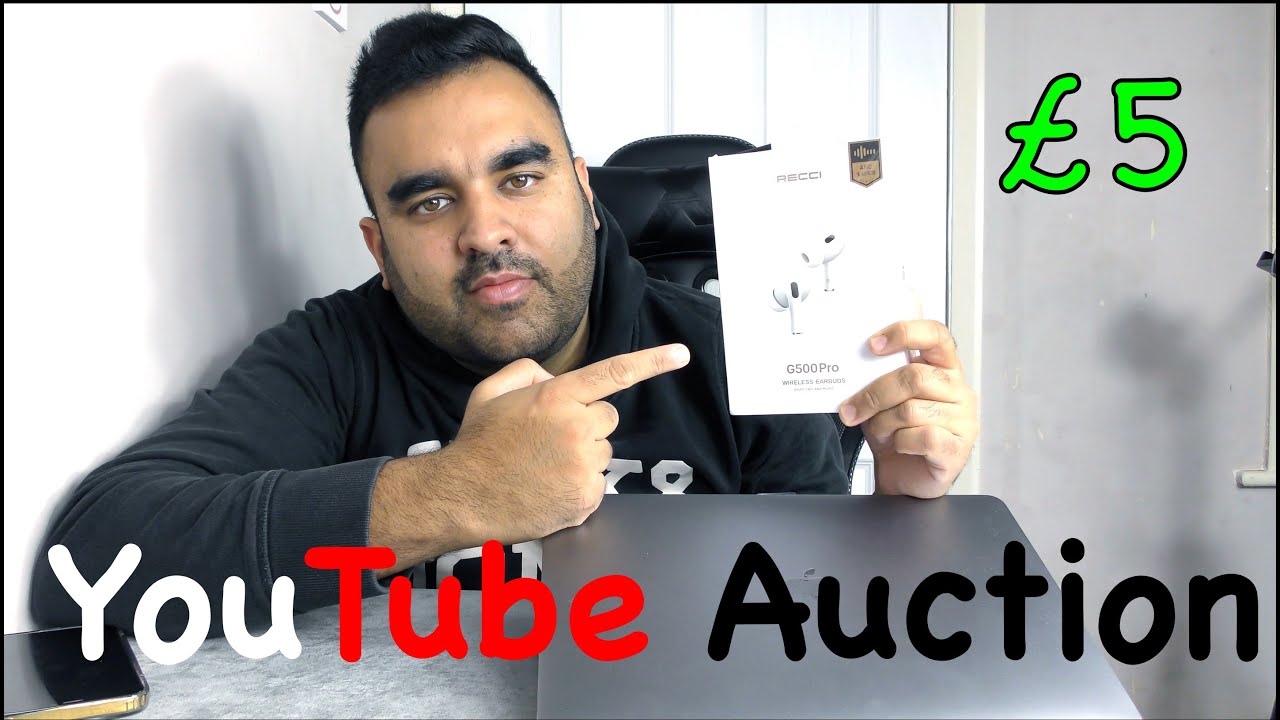 Allsortzz YouTube AUCTION Part 2: £5 Recci G500 Pro Wireless Airpods ...