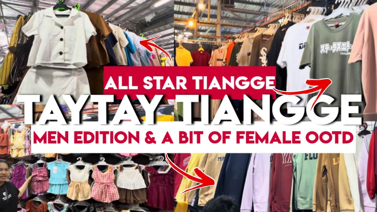 TAYTAY TIANGGE: MEN Edition With a Bit of FEMALE OOTD | All Star ...