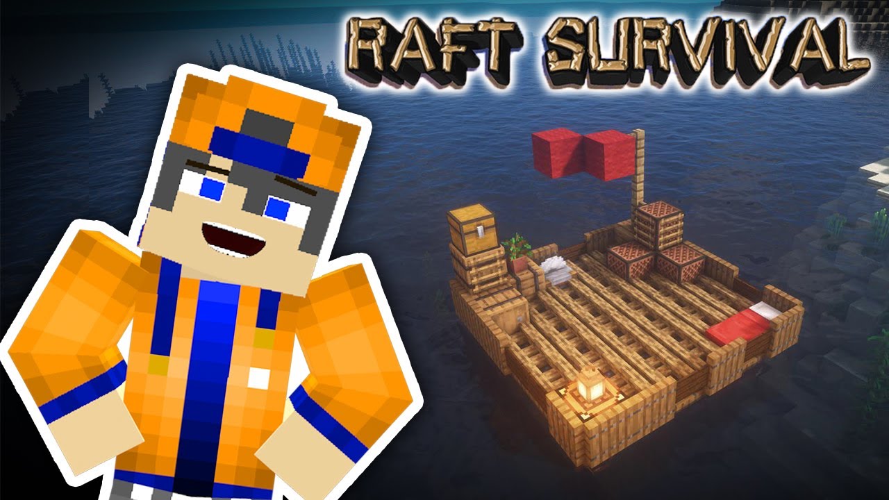 លេង Raft ក្នុង Minecraft Part 1 - YouTube