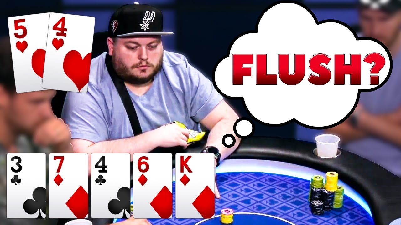 Can He Be Saved By The Poker Gods And Fold a Straight? - YouTube