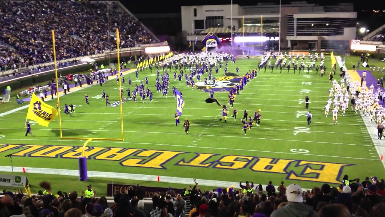 ECU Football Entrance - YouTube