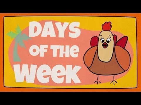 7 Days of the week song Days Of The Week Nursery Rhymes & Songs for ...