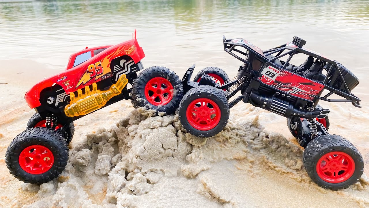 Rescue Crane Truck Monster McQueen remote control cars, Cranes ...