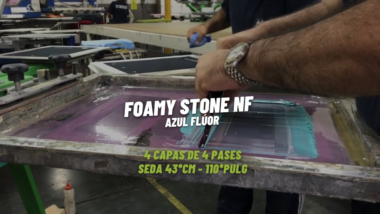 Plastisol Foamy Stone NF - YouTube
