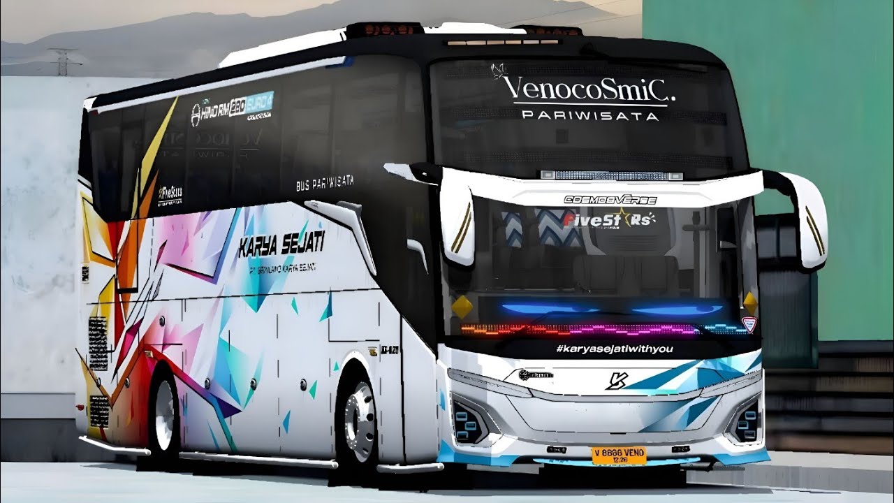 BUSSID MOD JB5 MN ART $ SPESIAL REQUEST FULL ACC BASURI 18 CORONG ATAS ...