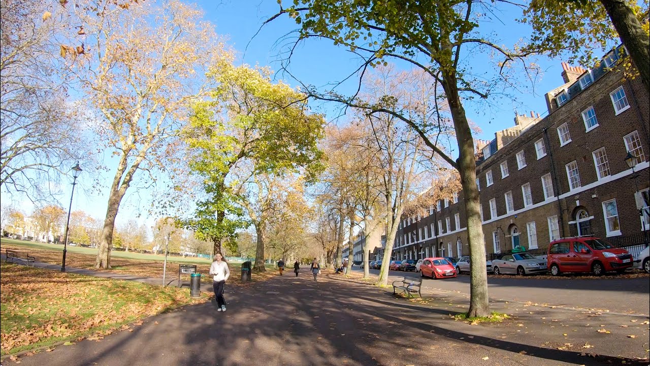 Walking in London: Highbury Fields [4K, Binaural] - YouTube