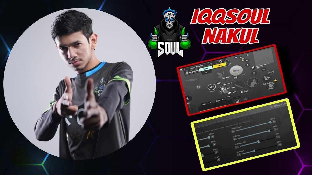 iQOO “SouL” Nakul Control Code & Gyro Sensitivity 2024 | SHARKT1GAMING ...