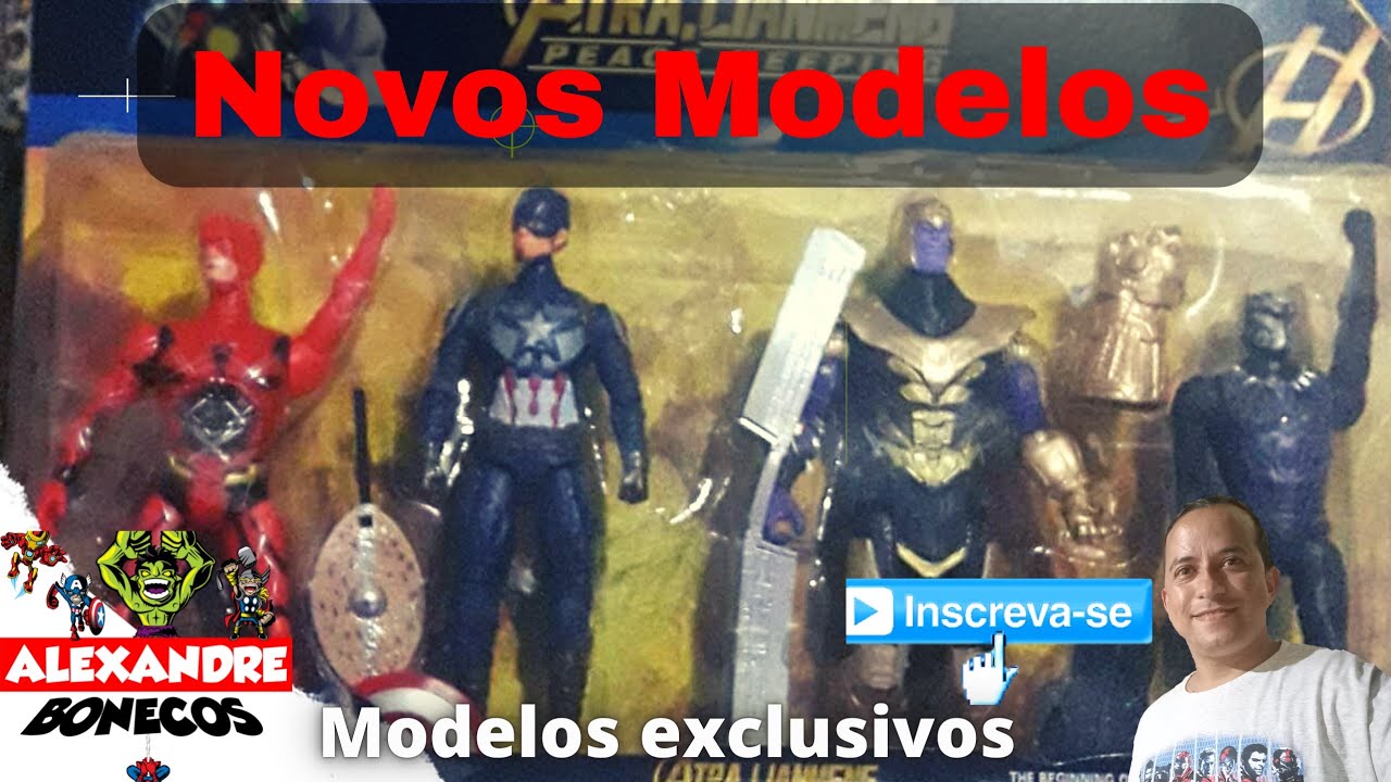 Novos bonecos vingadores/ Liga parte 3 - YouTube