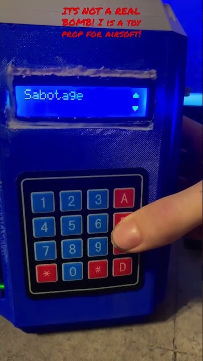 Arduino Airsoft Bomb! Part 3 #trending #trendingshorts #arduino #shorts ...