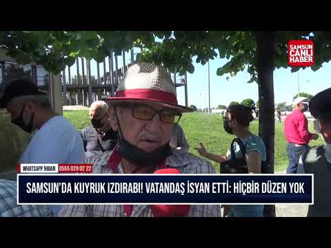 Samsun’da Kuyruk Izdırabı! Vatandaş İsyan Etti Hiçbir Düzen Yok