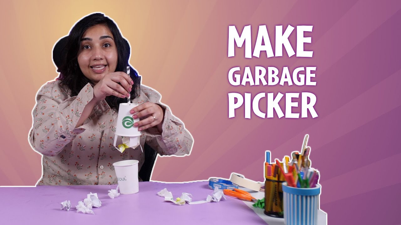 How To Make Garbage Picking Robotic Arm | Garbage Picker Science ...