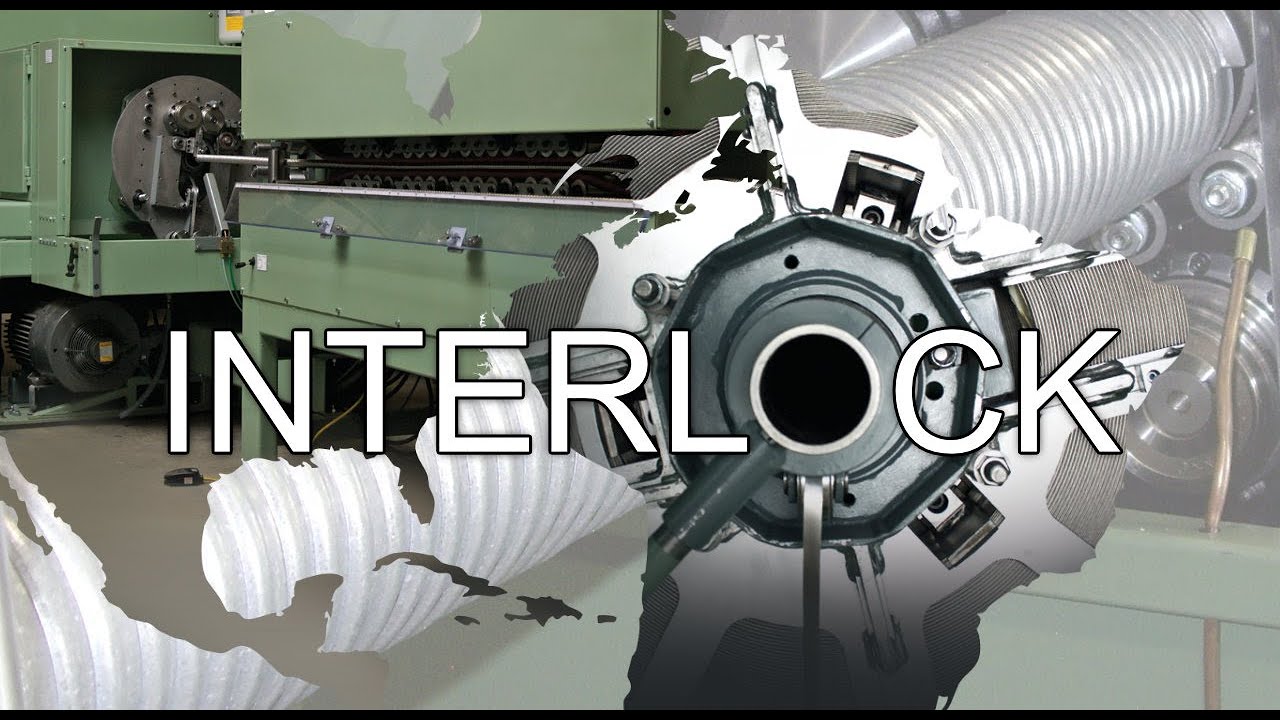 Continuous Interlock Armouring Machine - YouTube