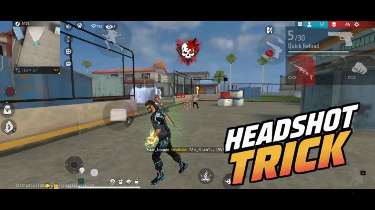 ONE TAP TRAINING IN MOBILE -Deset+Svdy- Best Mobile Gameplay- Garena Free Fire Headshot Trick ...