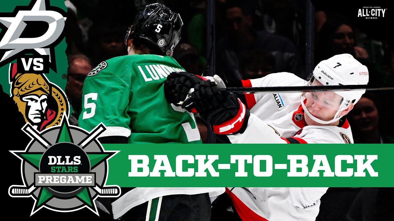 Dallas Stars @ Ottawa Senators | STARS PREGAME - YouTube