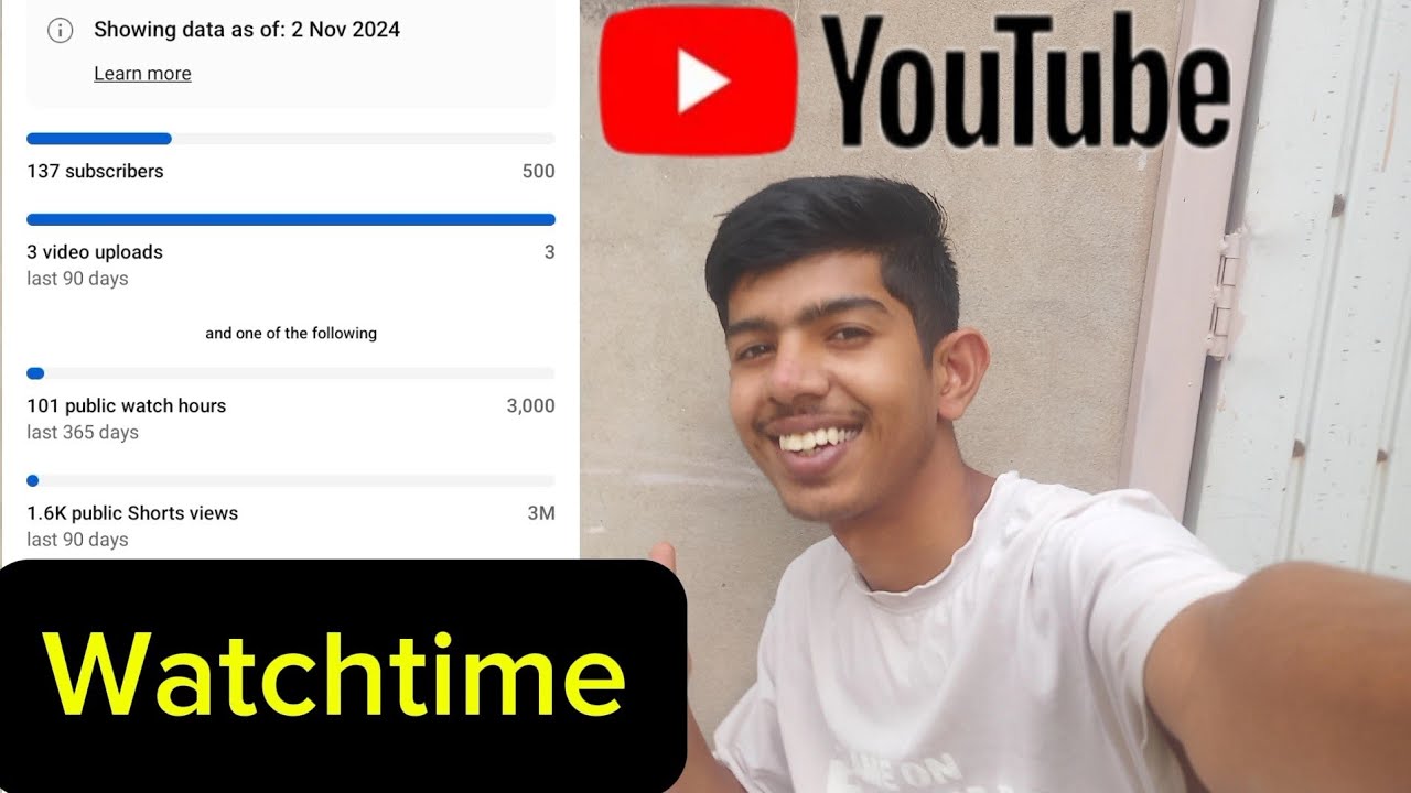 101 Ka watchtime Complete || My yt studio 😀 - YouTube