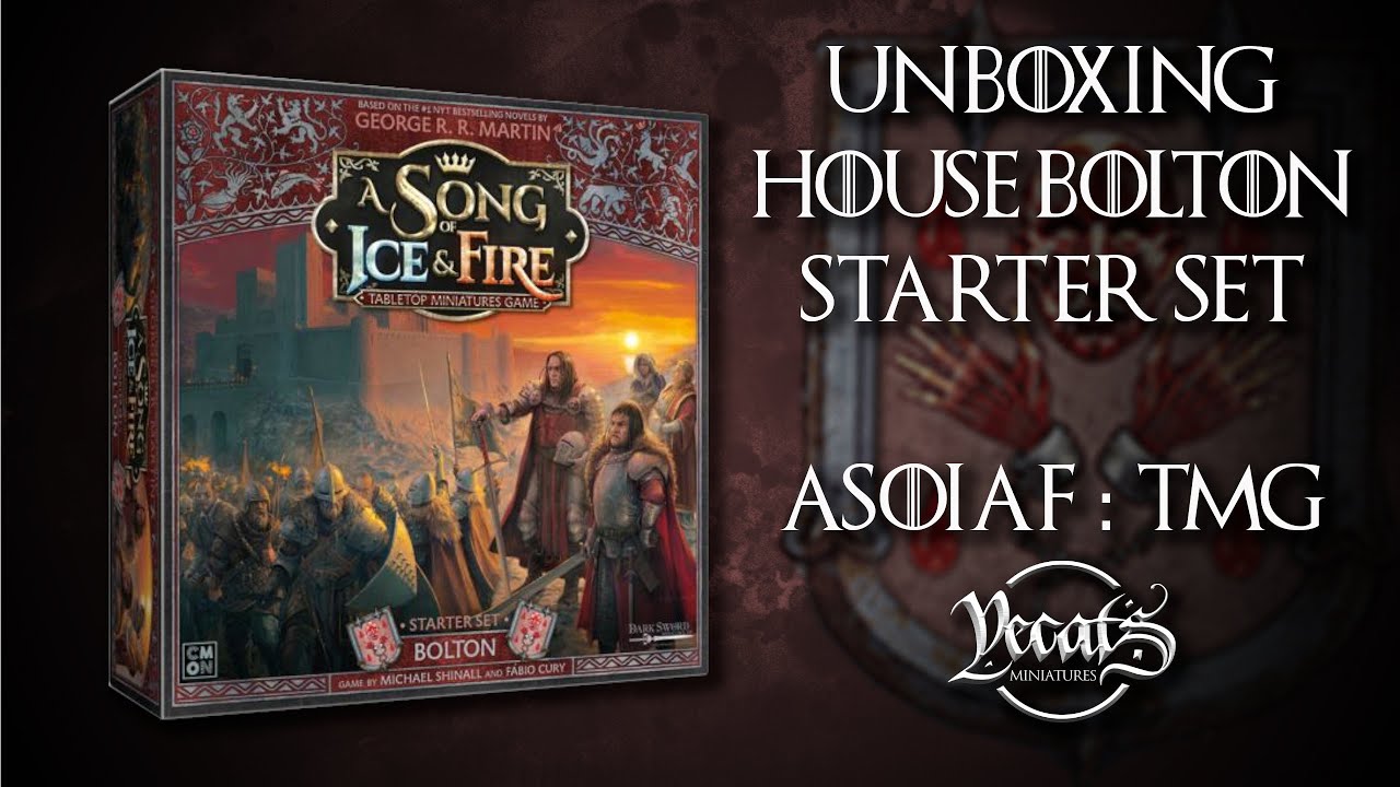 ASOIAF: TMG Unboxing - House Bolton Starter Set - YouTube