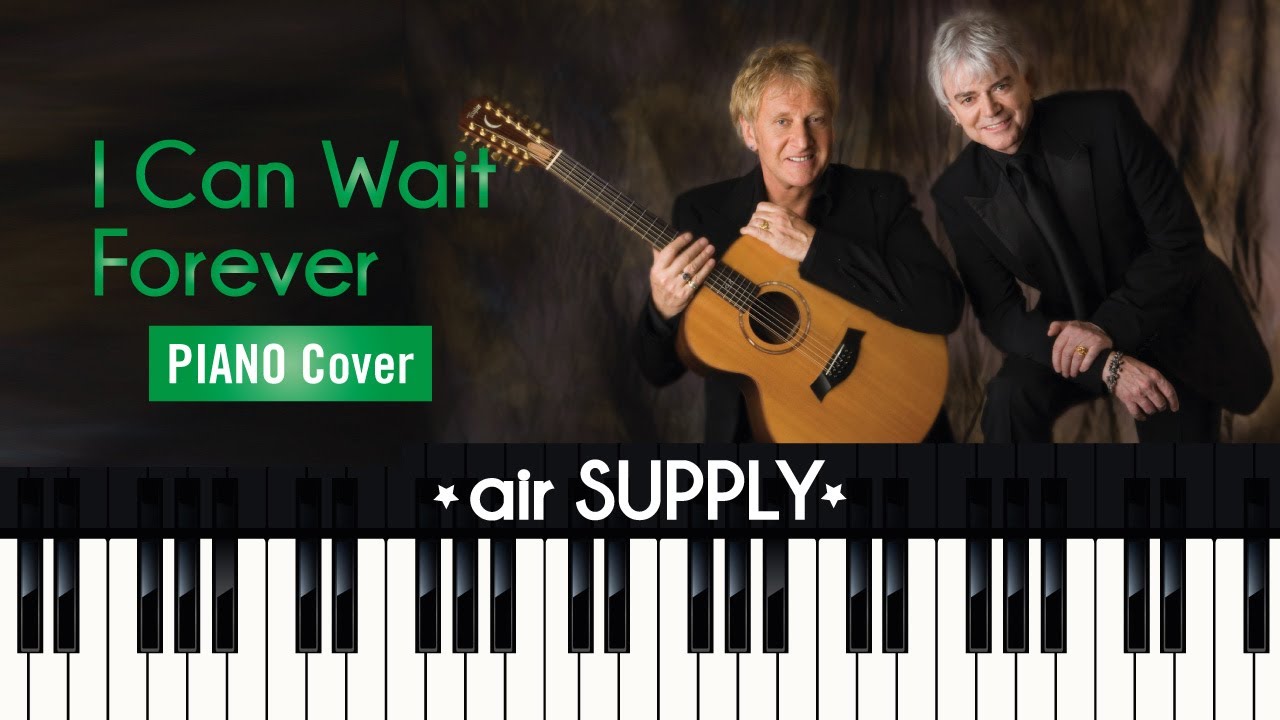 I can wait forever (1984) Air Supply TUTORIAL piano cover + sheet music ...