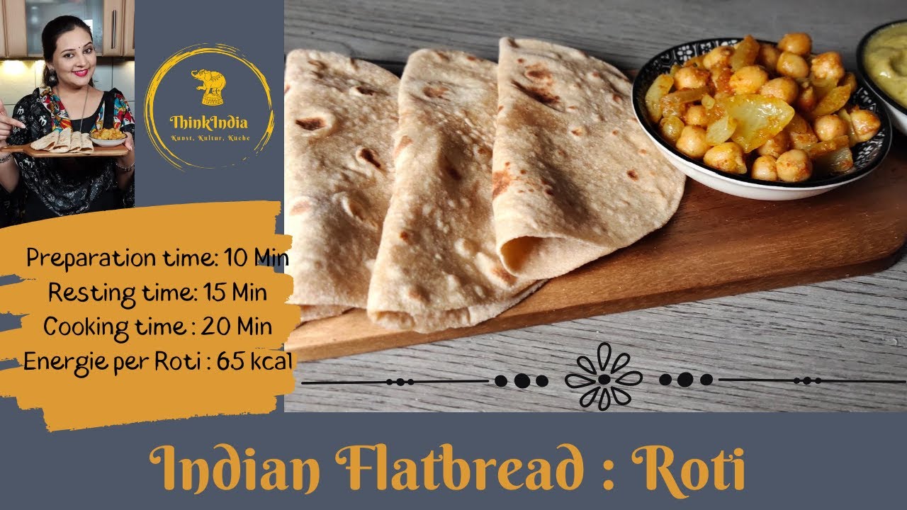 [English] Indian Flatbread : Roti | Chapati | How to make Roti - YouTube