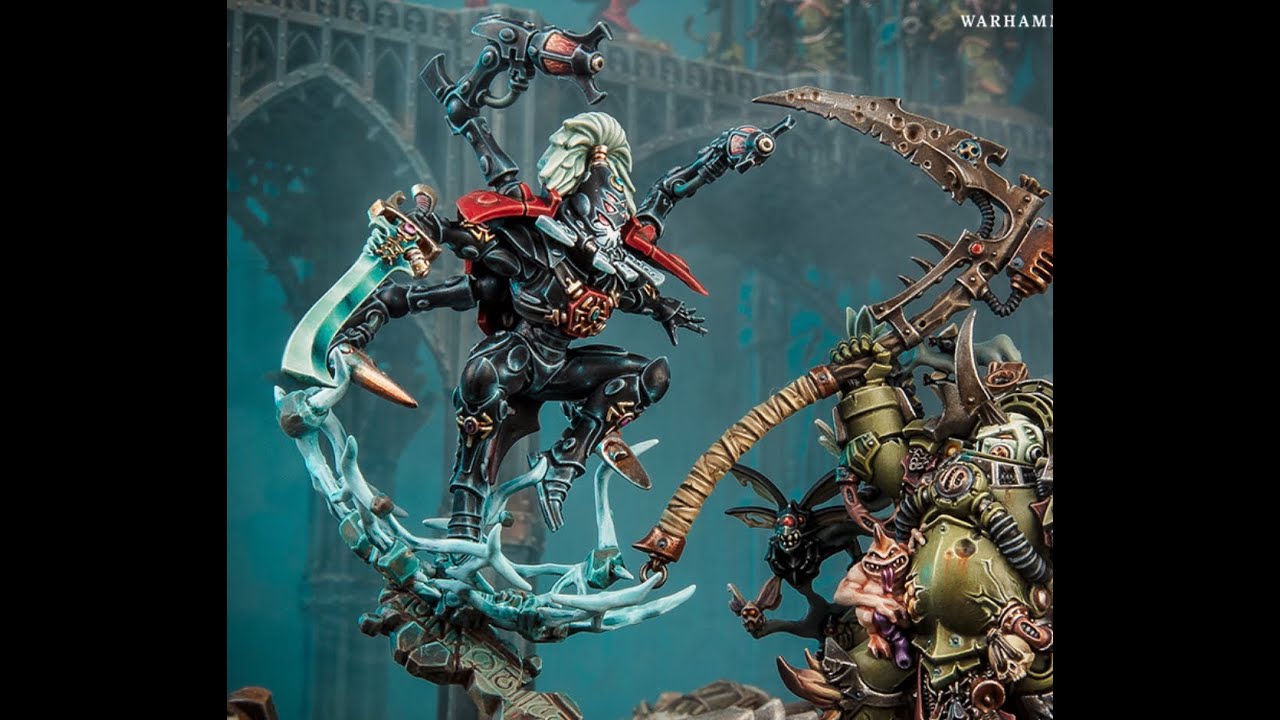 How to use Warp Spiders in 10th ed 40k - YouTube