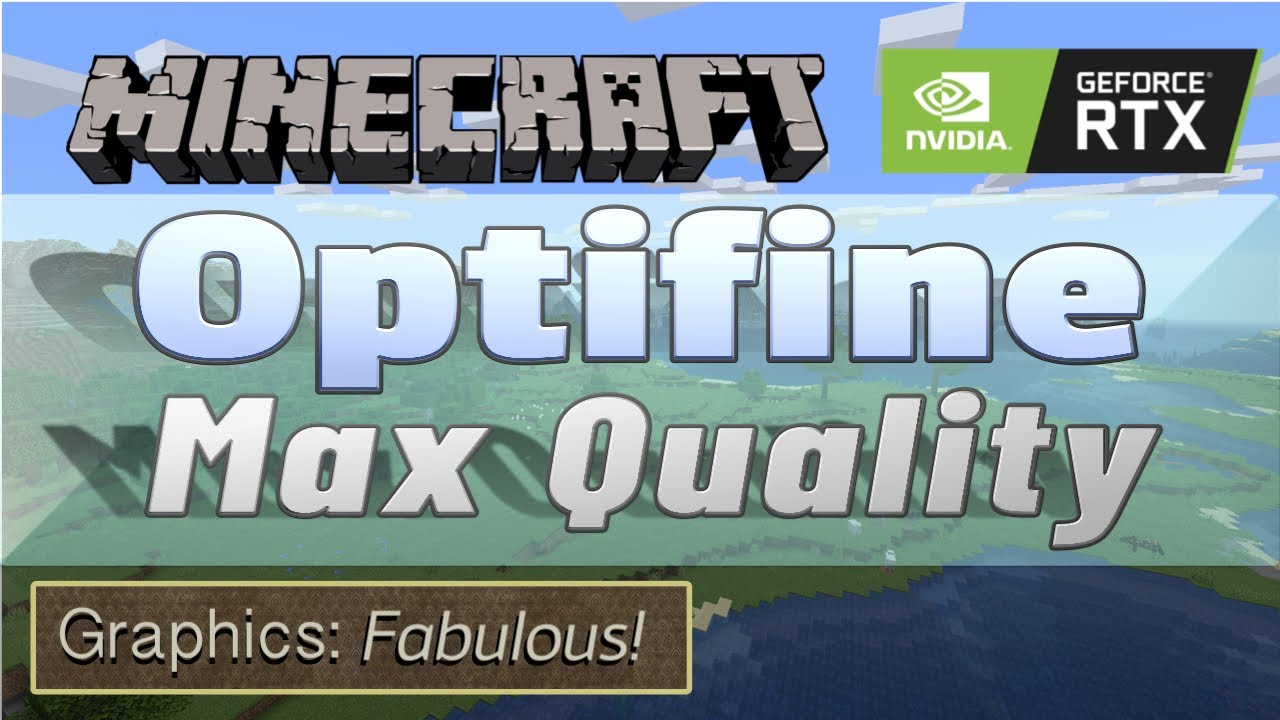 Optifine Maximum Quality Settings - Minecraft Performance Test - YouTube