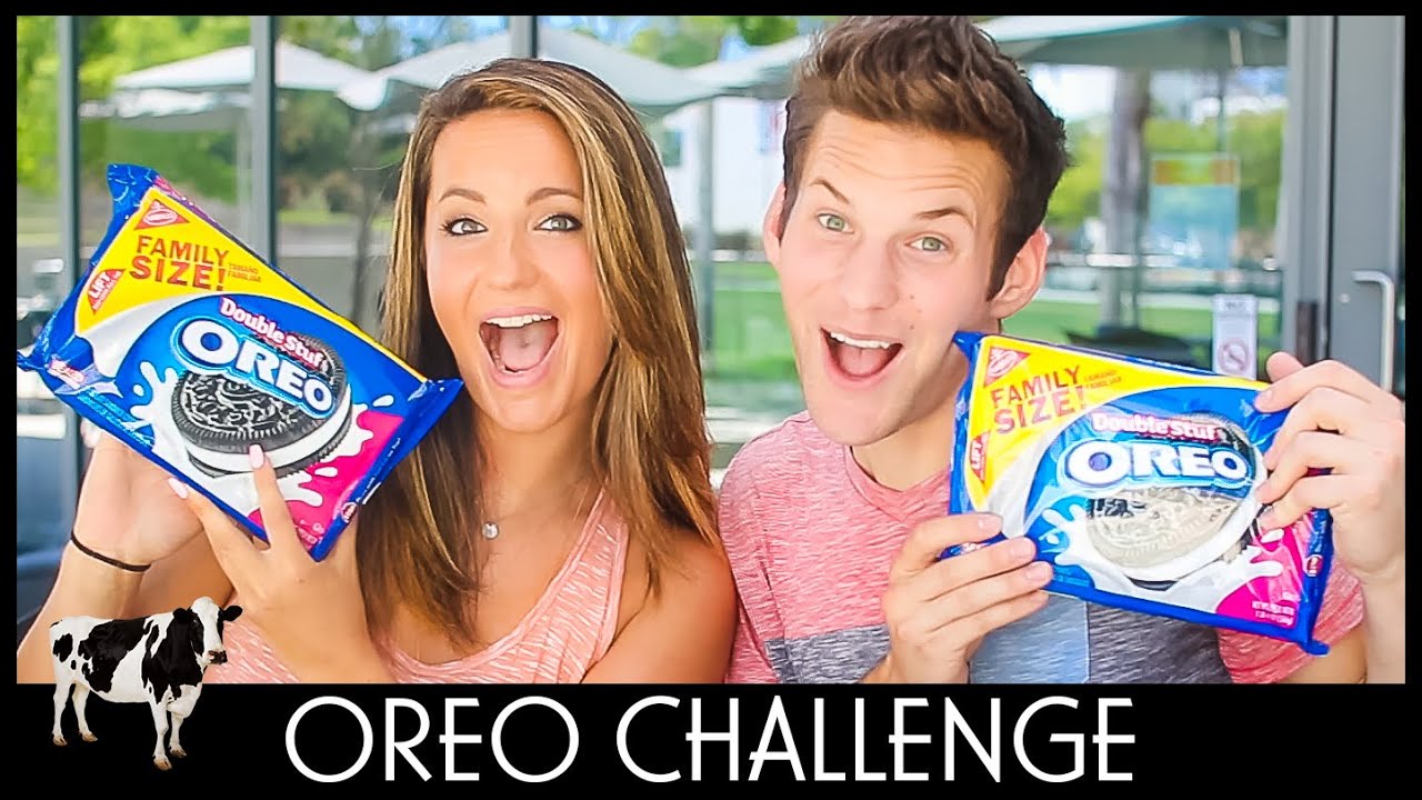 Oreo Eating Challenge W /Adrienne Finch - YouTube