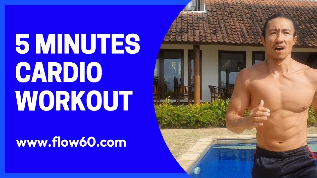 5 minutes cardio workout - YouTube