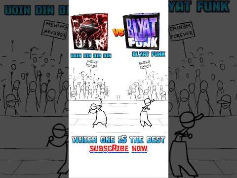 blyat funk Vs udin din din dun funk (which one is the best phonk) new phonk trending shorts video
