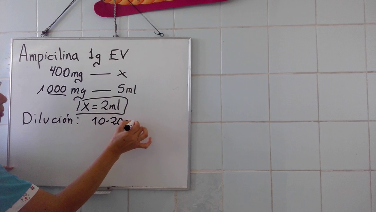 Formulas en Enfermeria .Como preparar un medicamento EV - YouTube